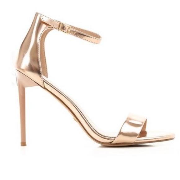 Guess by Marciano | Shoes | Marciano By Guess Rose Gold Sandal Heel ...